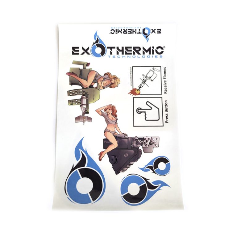 Sticker Sheet - Exothermic Technologies